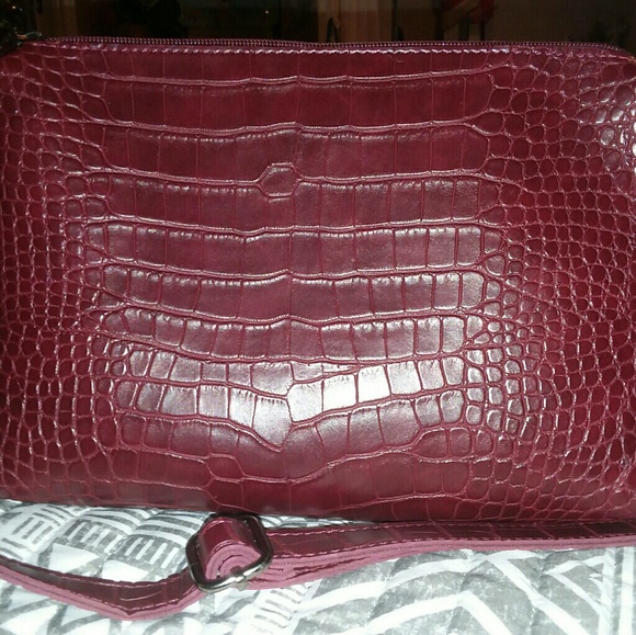 Bags | 3 Purse Set In Wine Red | Poshmark